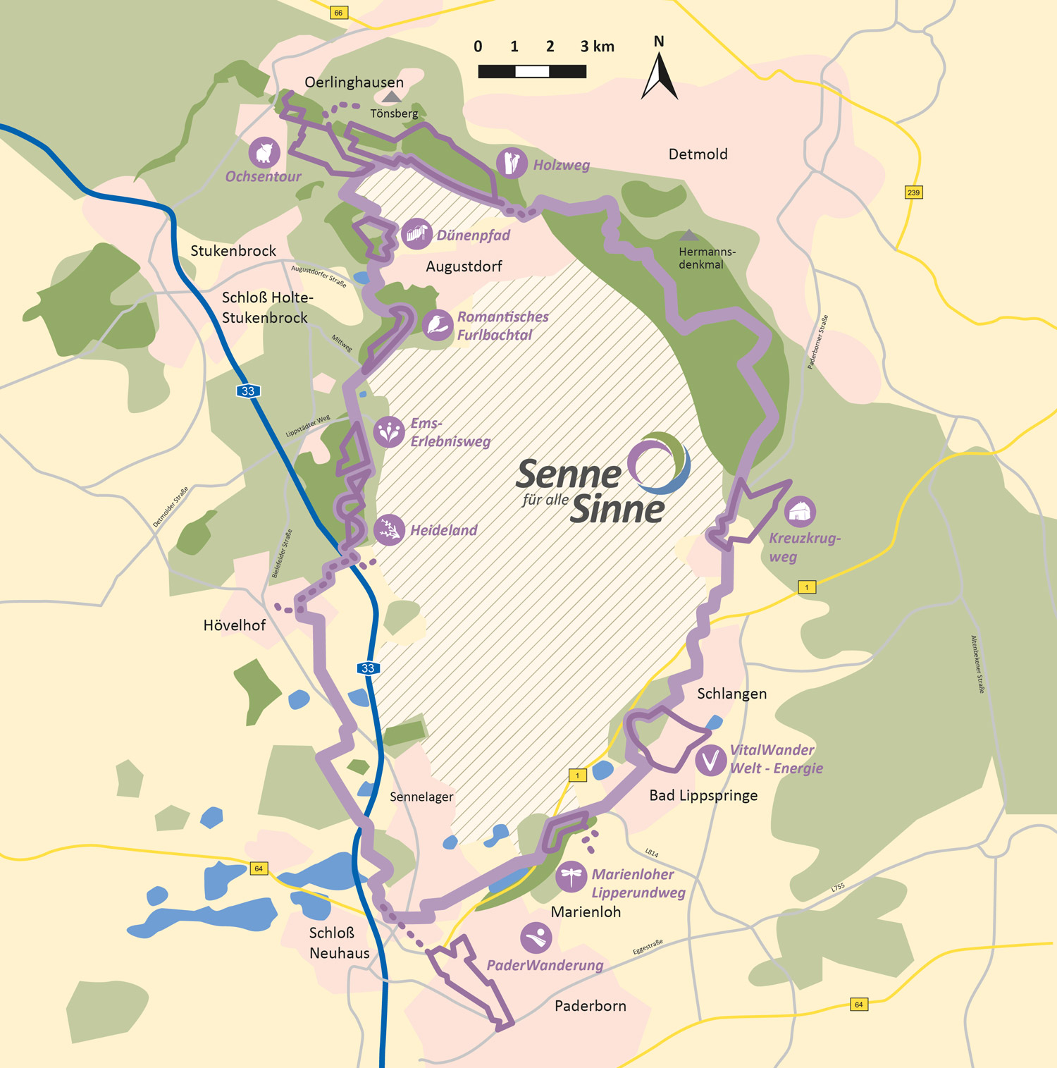 Wandermagazin - Sennewandern mit Sinneswandeln