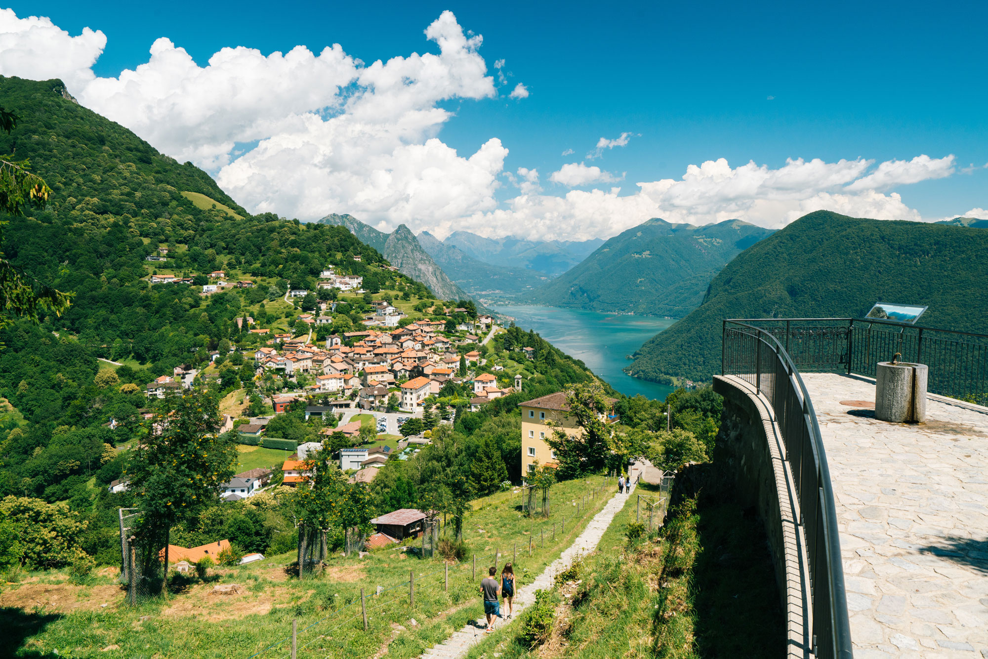 Wandermagazin - Trekkingtour von Lugano zum Monte Bar - Tessin